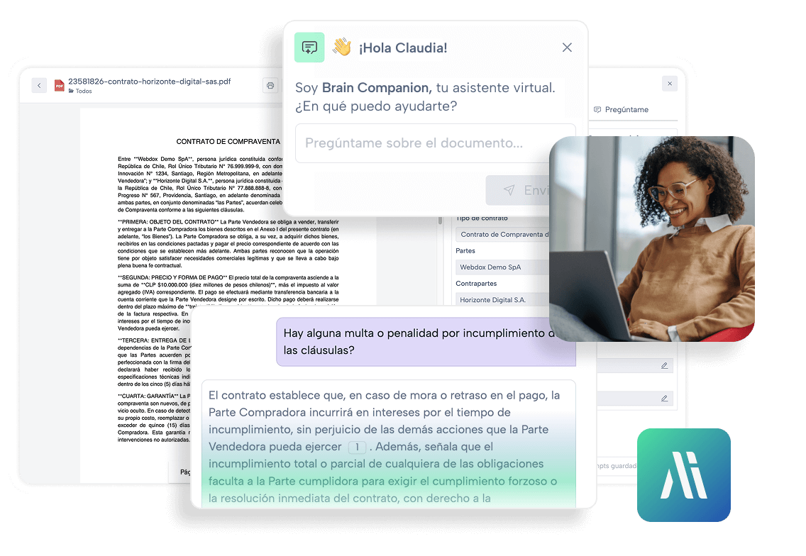 Webdox: Software de gestión de contratos con IA nativa en México