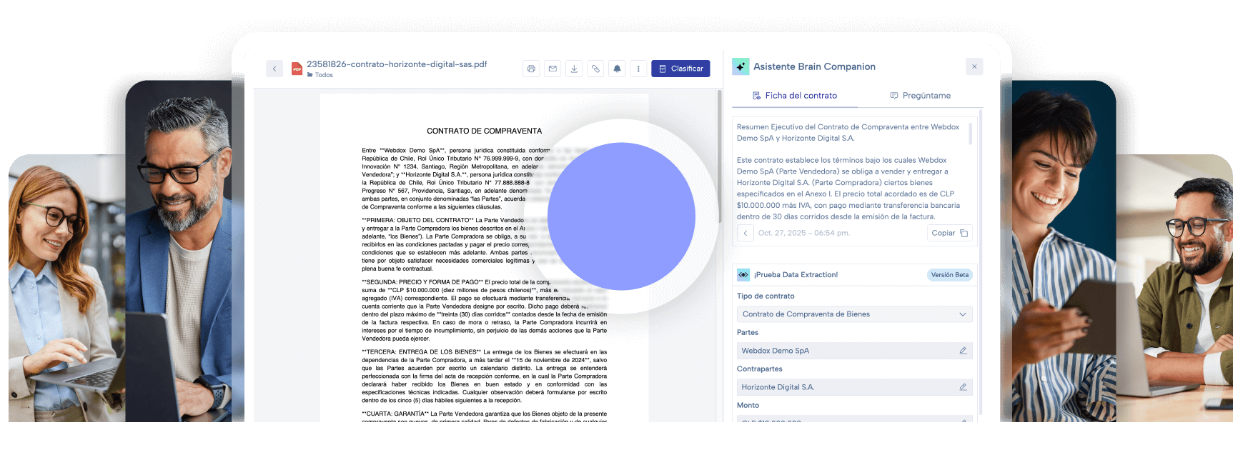 Webdox: Software de gestión de contratos con IA nativa en Colombia