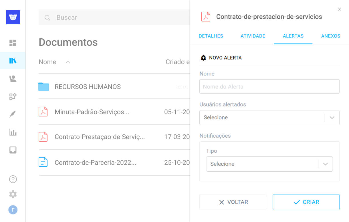 Software de Gestão de Contratos Brasil