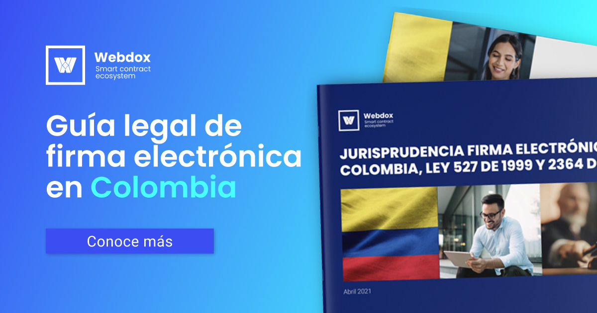 Guía definitiva de la firma electrónica en Colombia 2023 | Webdox
