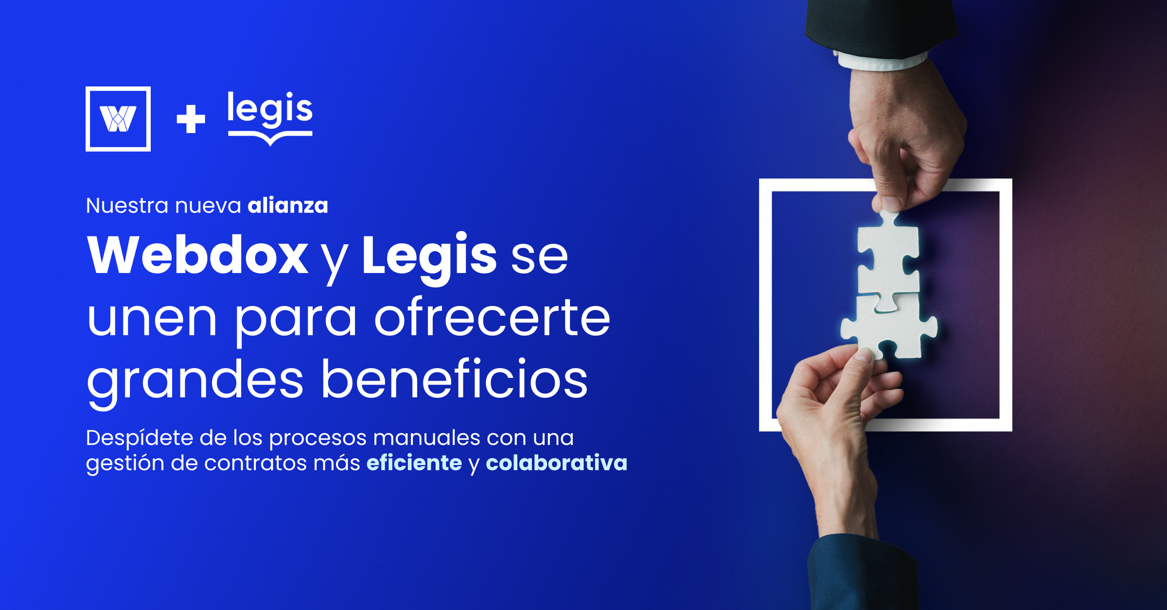 Webdox CLM y Legis se unen para brindarte grandes beneficios