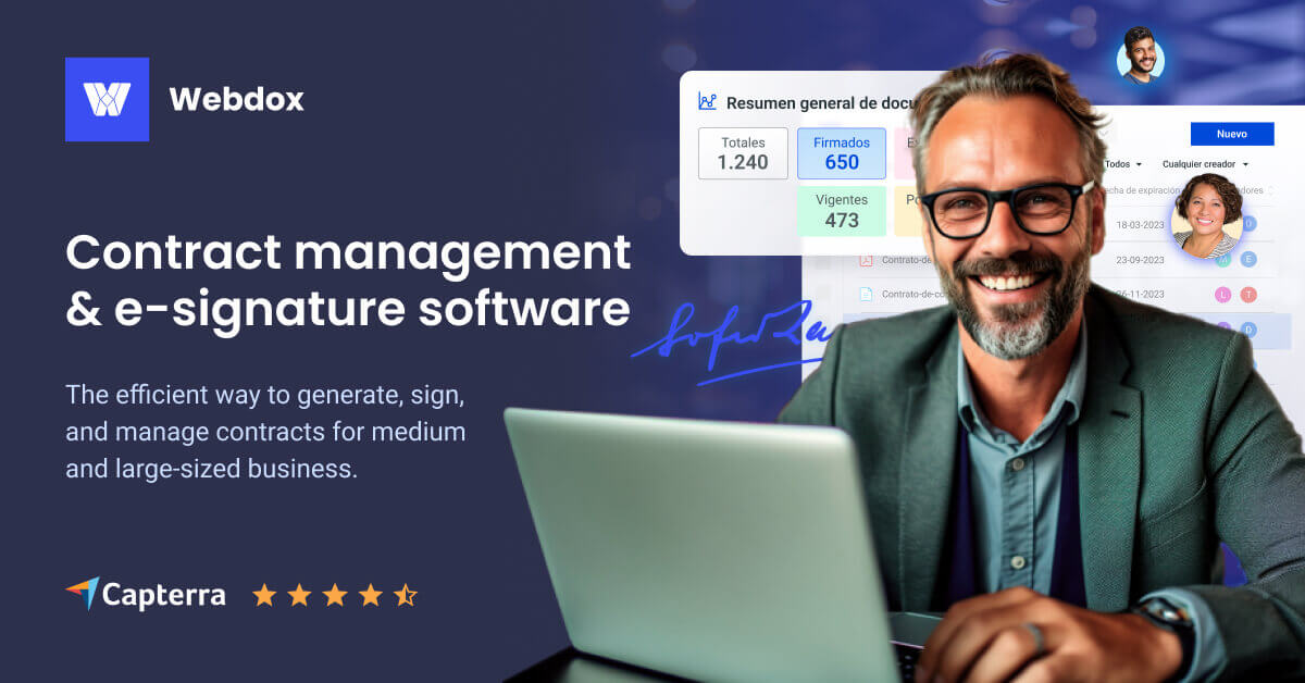 CLM Software for Contract Management and Signing | Webdox