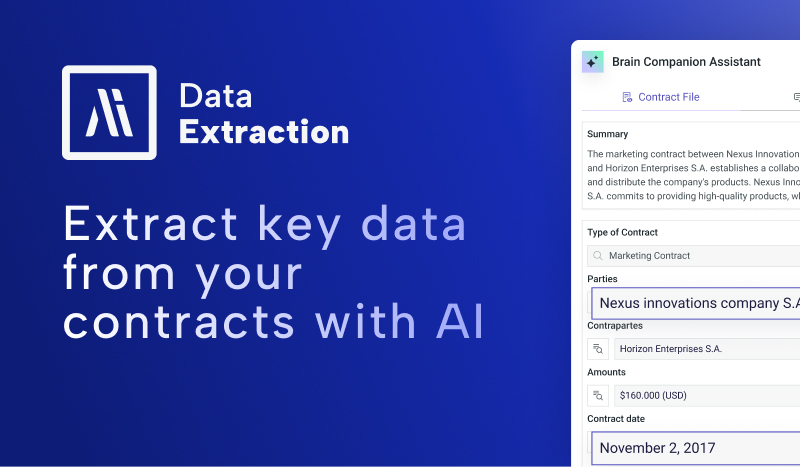 Webdox Data Extraction: Extract key data from your contracts with AI